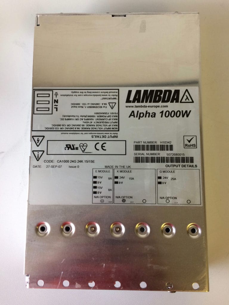 H10342 | Lamda Power Supply Alpha 1000W - SemiGroup