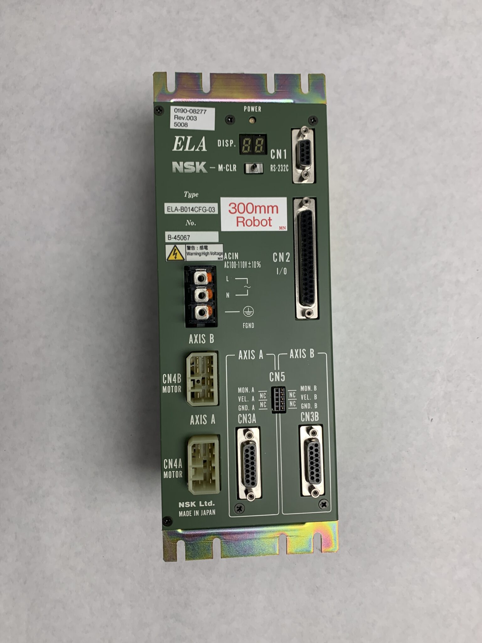 0190-08277 | NSK DUAL AXIS DRIVER 300MM VHP ROBOT - SemiGroup